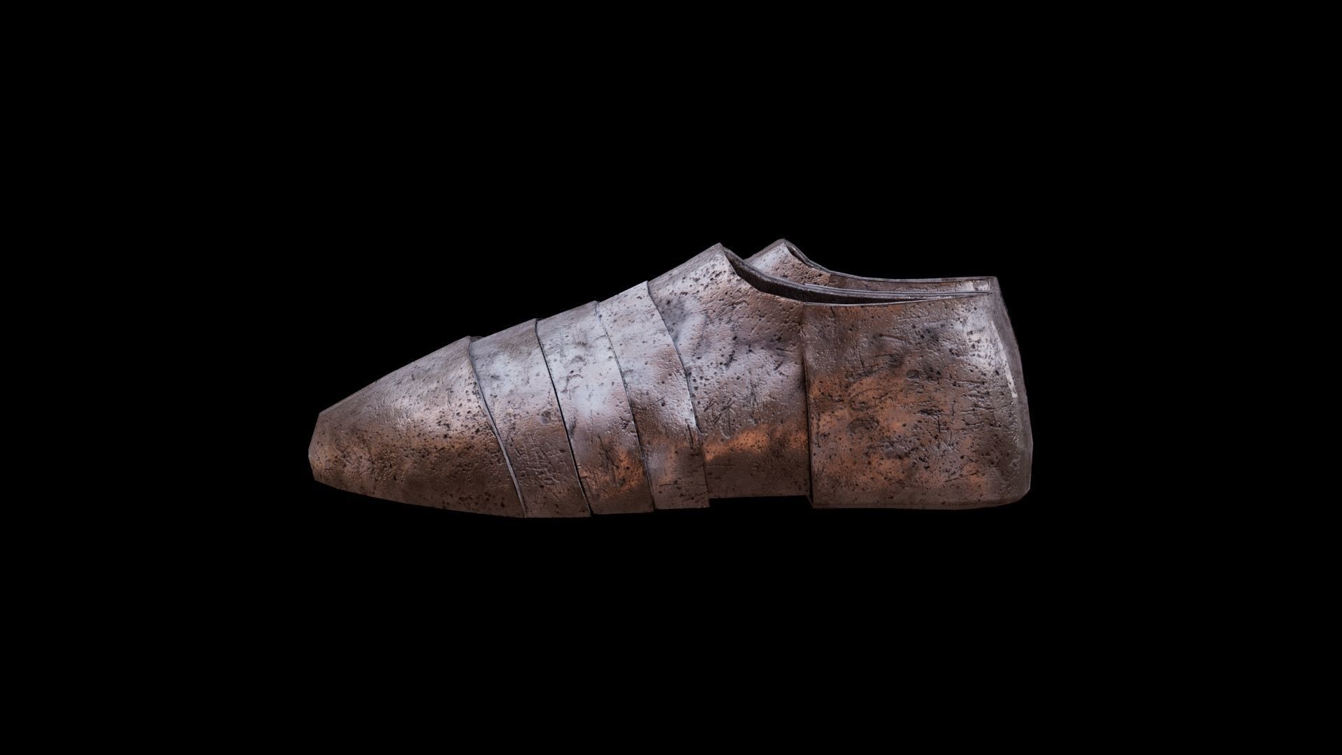 Metal boot pbr 3d model lowpoly and highpoly 3D model | CGTrader