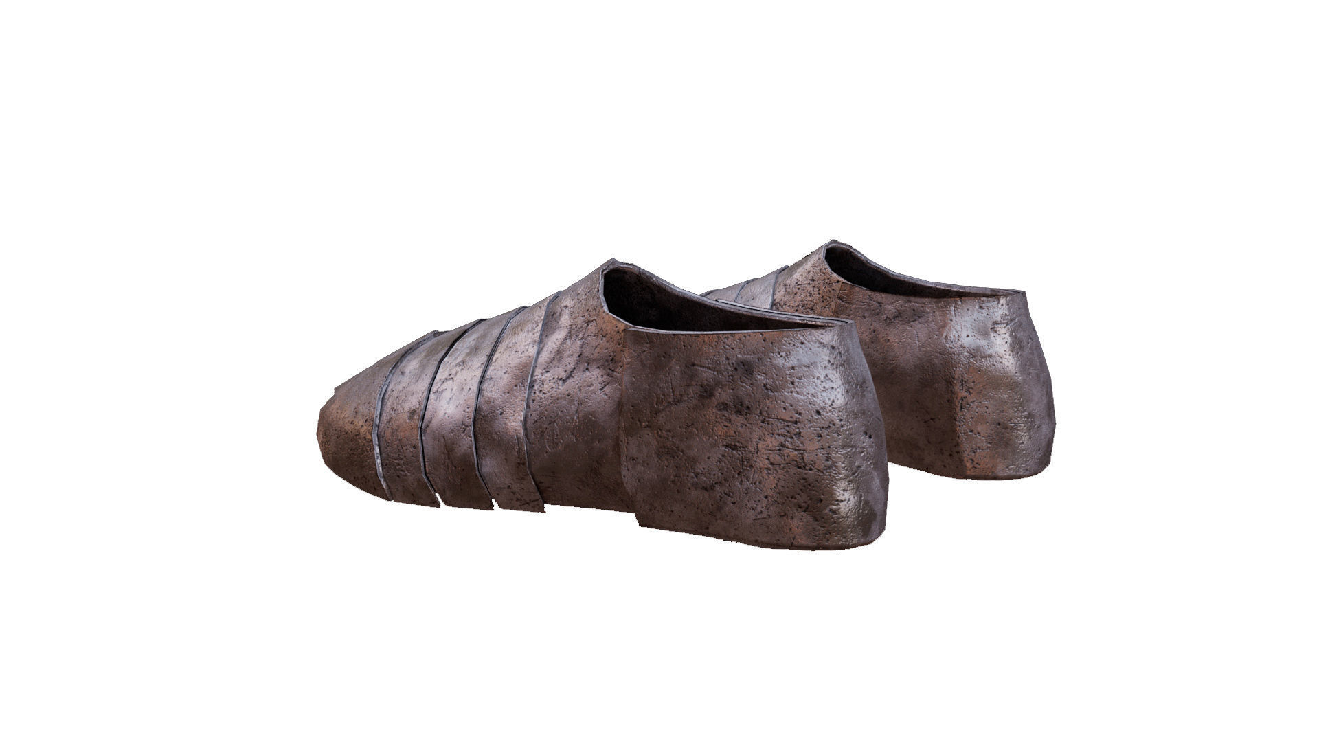 Metal boot pbr 3d model lowpoly and highpoly 3D model | CGTrader