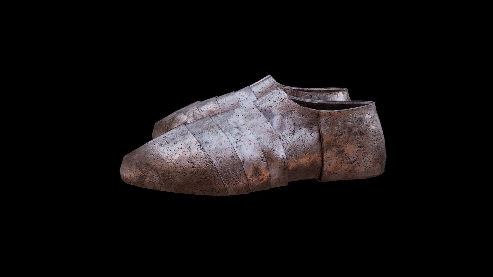 Metal boot pbr 3d model lowpoly and highpoly 3D model | CGTrader