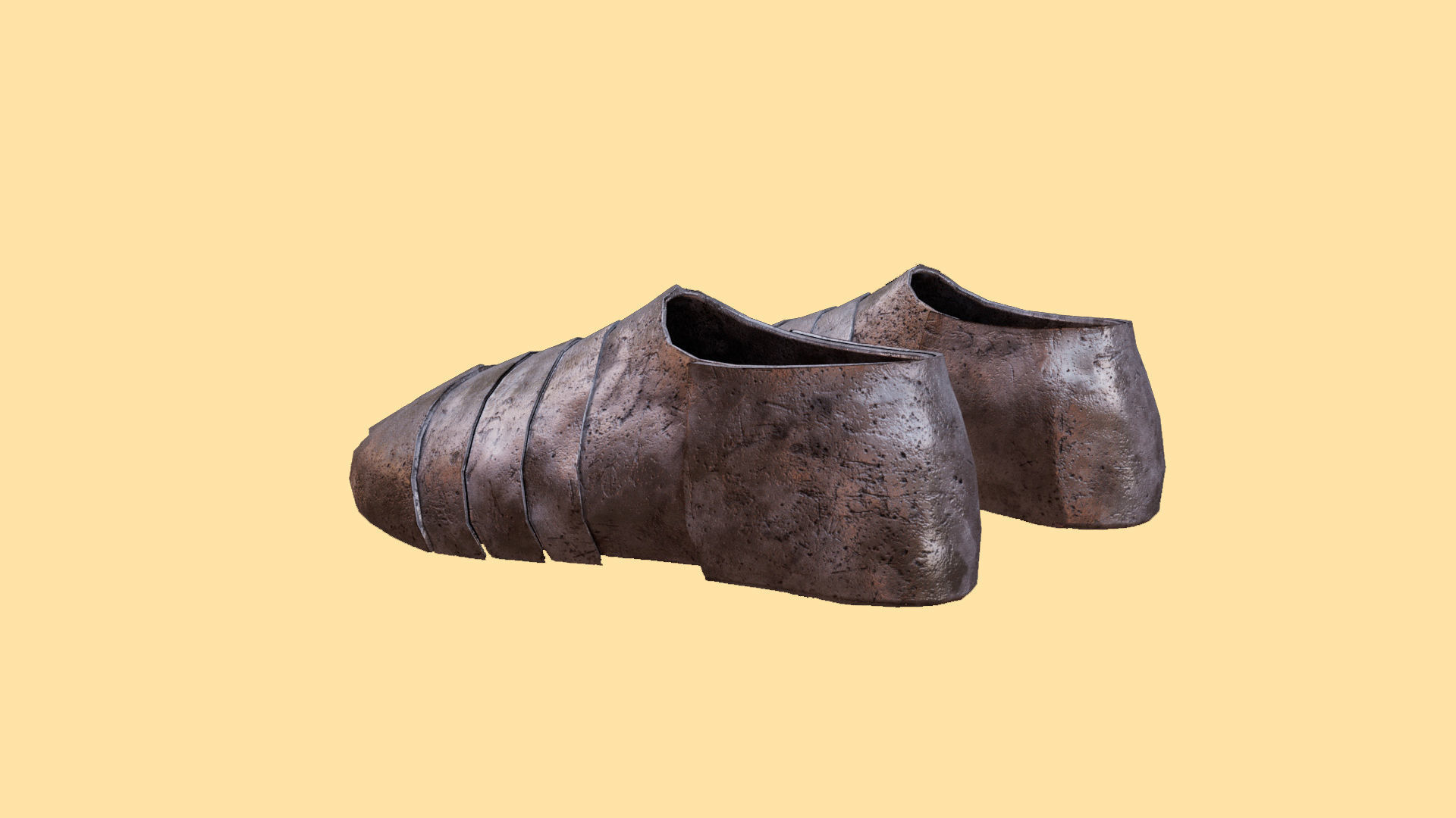 Metal boot pbr 3d model lowpoly and highpoly 3D model | CGTrader
