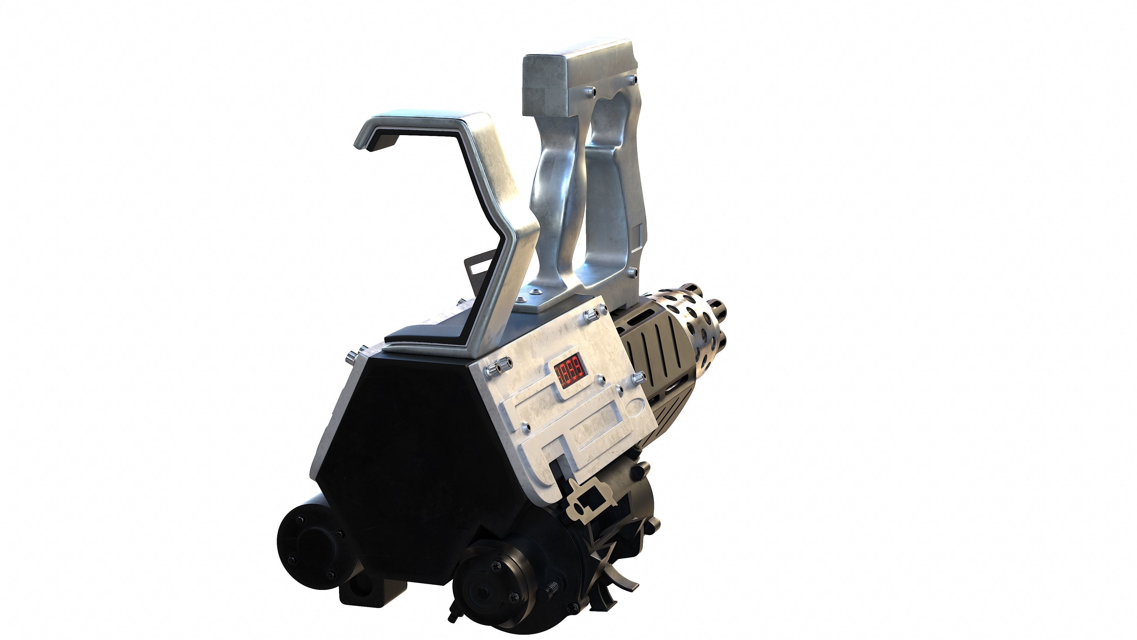 Nemesis Minigun 3D model | CGTrader
