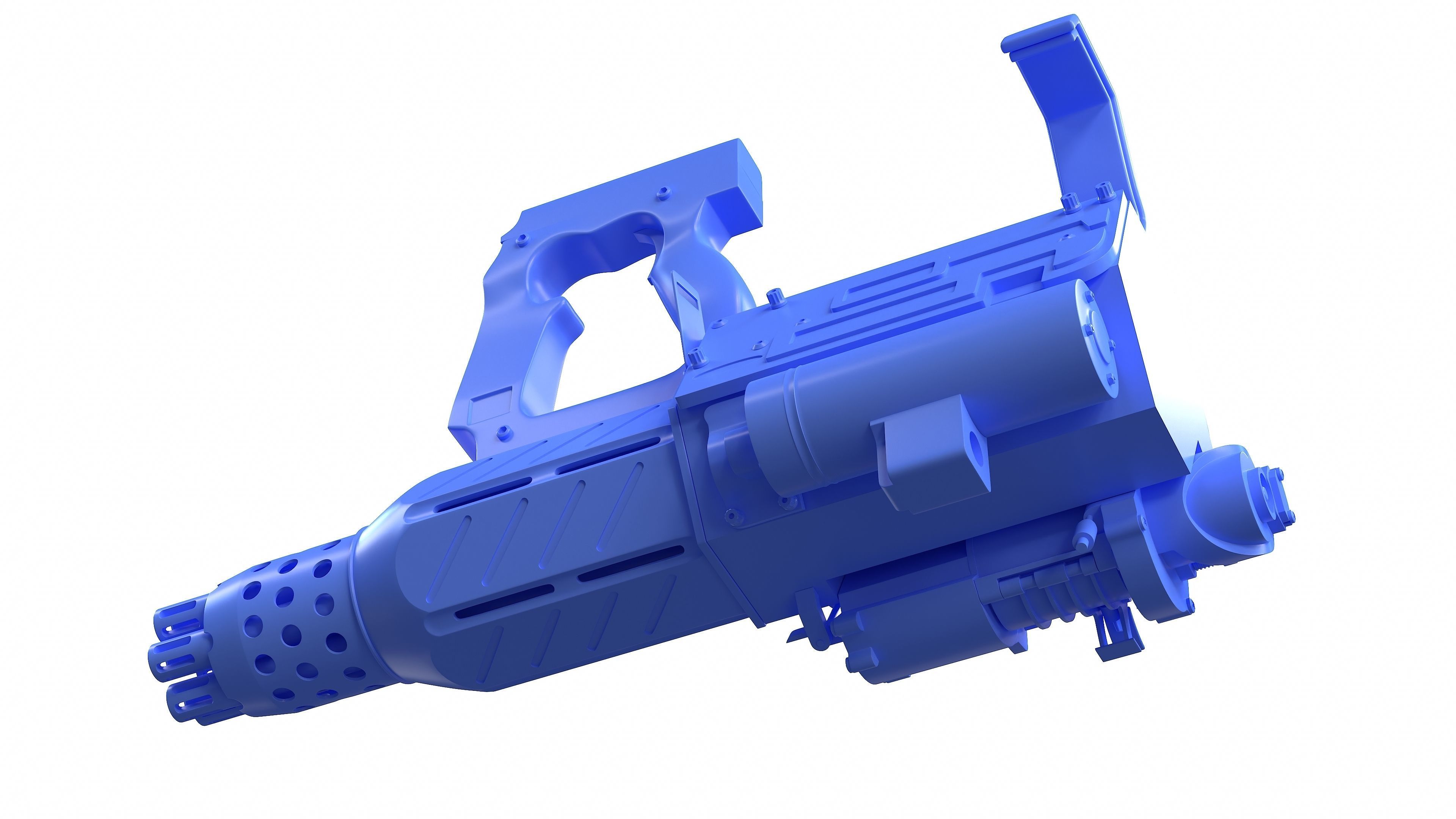 Nemesis Minigun 3D model | CGTrader