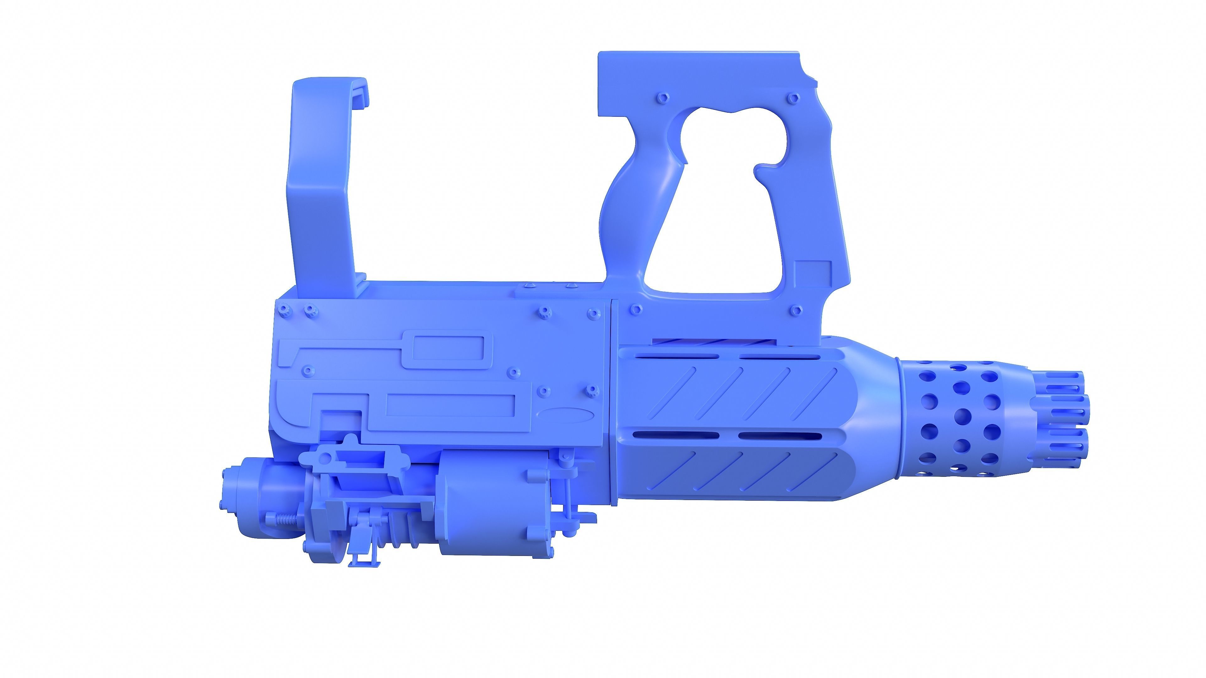 Nemesis Minigun 3D model | CGTrader