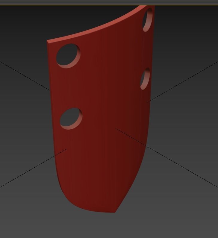 Lamellar Scale for Armor for 3D Print free 3D model 3D printable | CGTrader