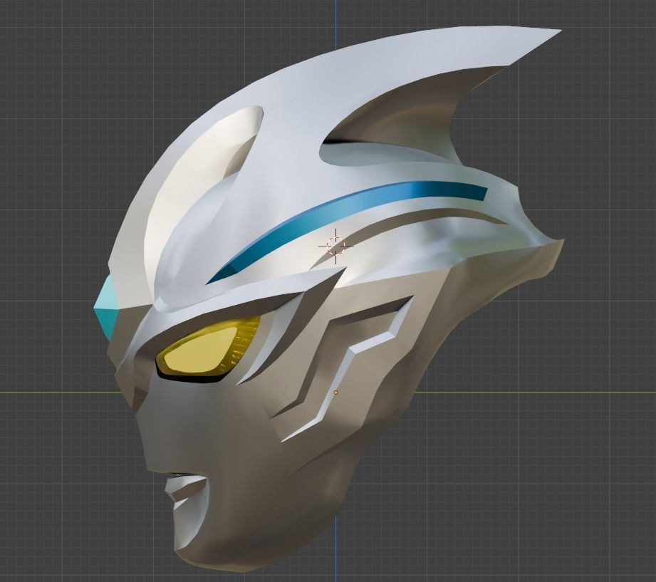 Ultraman Arc Helmet 3D print model stl 3D model 3D printable | CGTrader