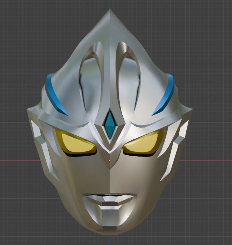 Ultraman Arc Helmet 3D print model stl 3D model 3D printable | CGTrader
