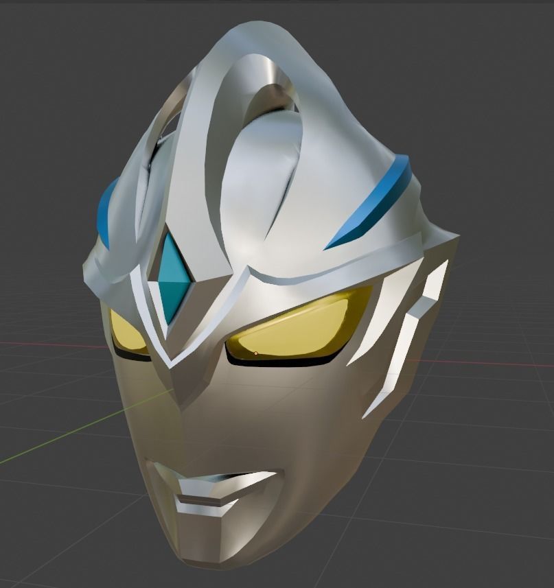 Ultraman Arc Helmet 3D print model stl 3D model 3D printable | CGTrader