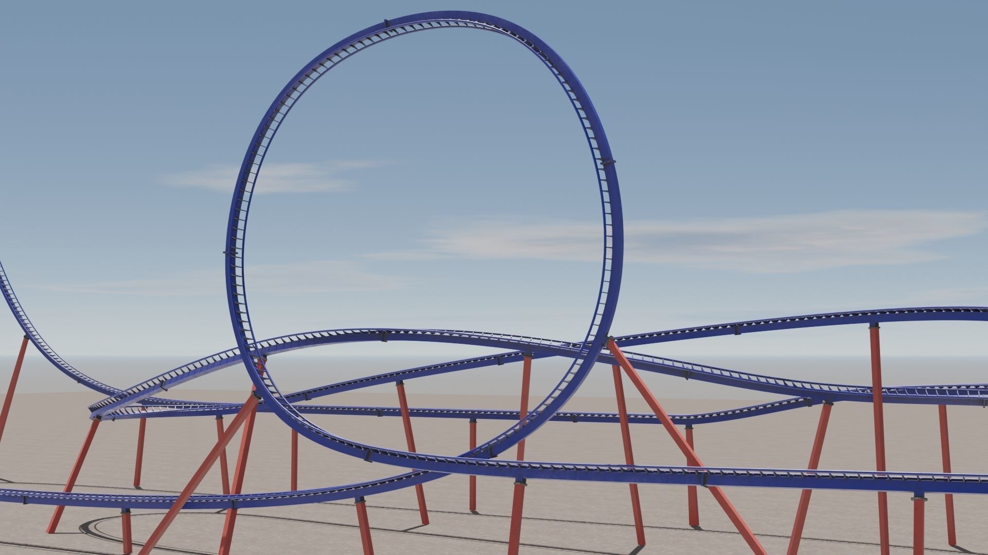 3D model Rollercoaster Roller Coaster VR / AR / low-poly | CGTrader