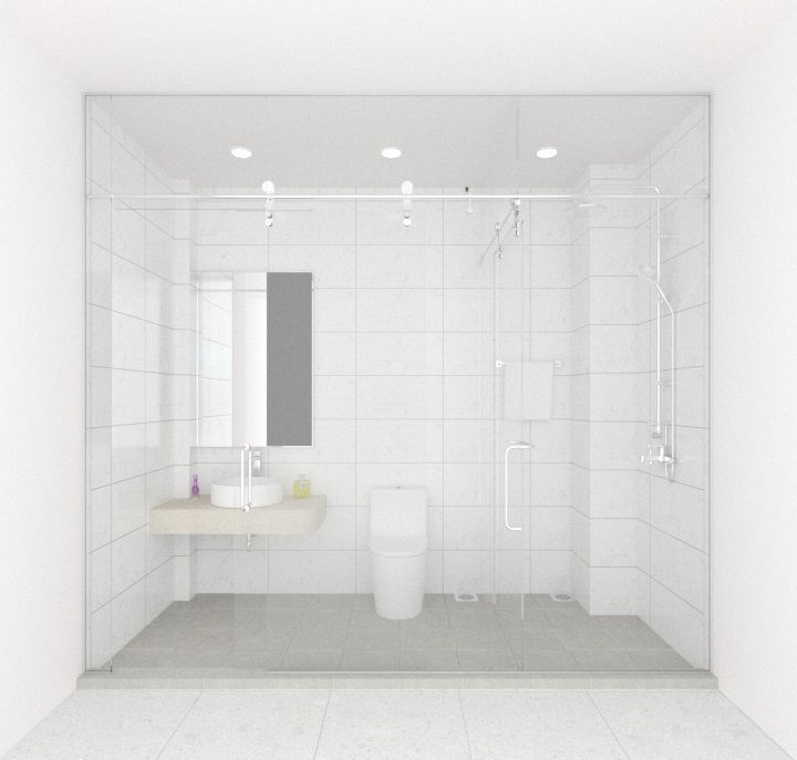 wc Bathrooom free 3D model | CGTrader