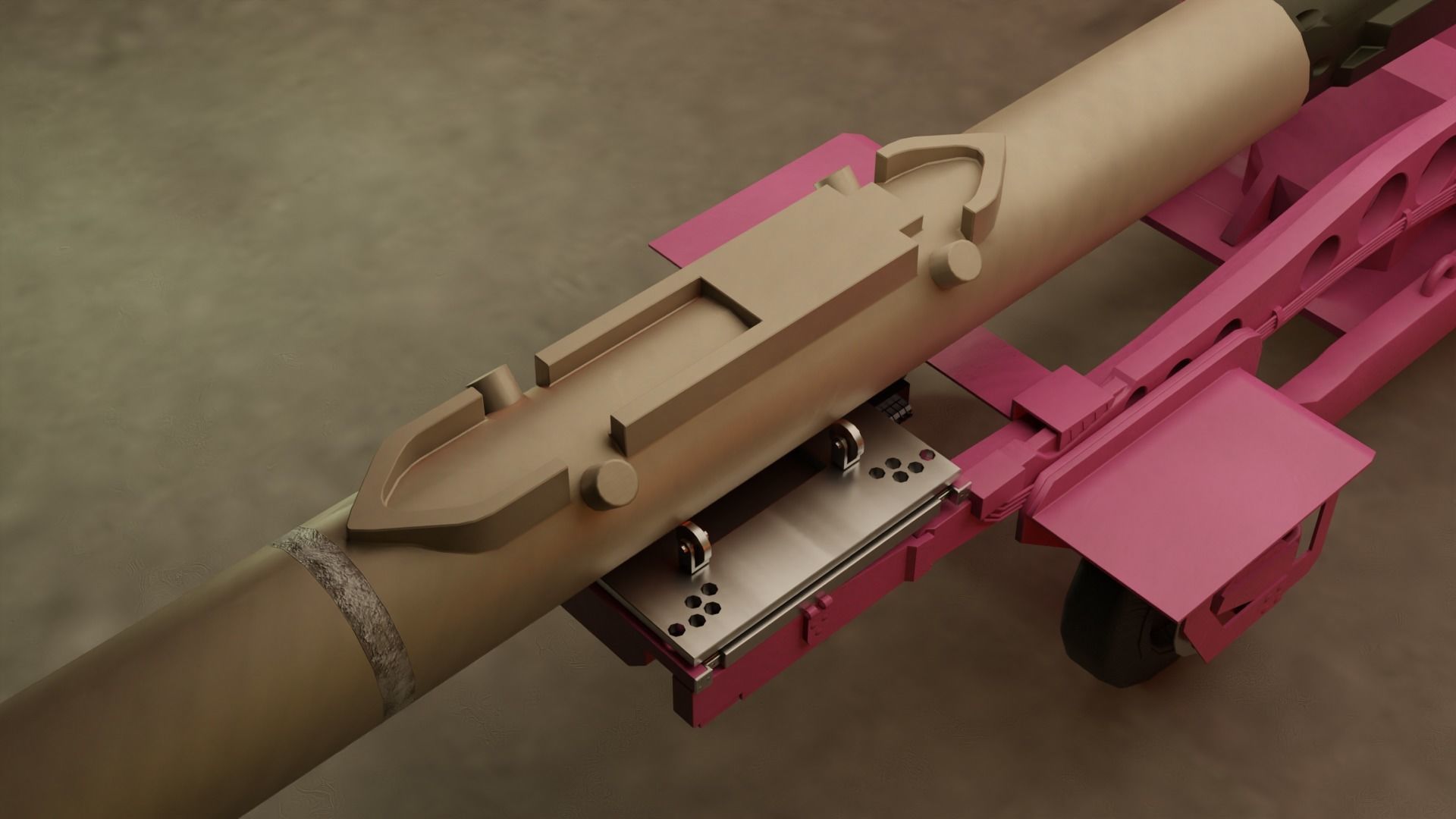 Bomb Loader MJ-1B 3D model | CGTrader