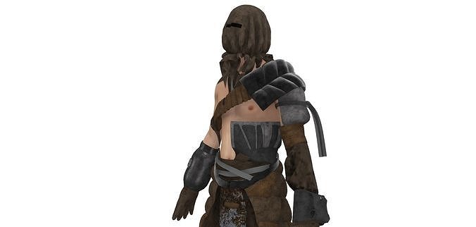 FALLOUT Raider Warrior garment 3D model | CGTrader