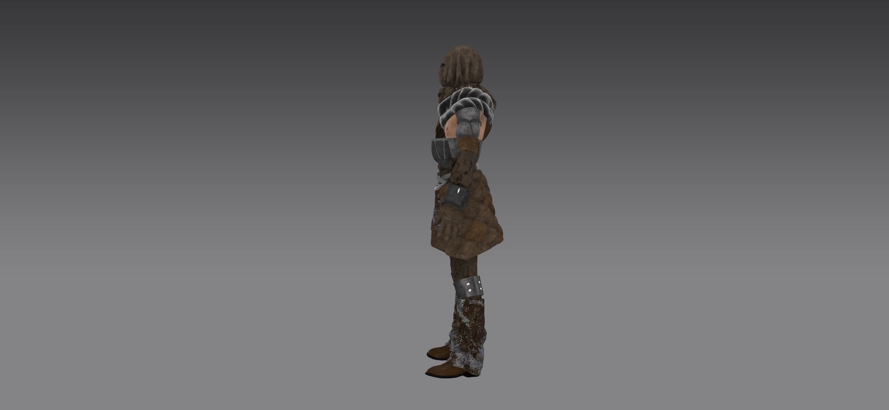 FALLOUT Raider Warrior garment 3D model | CGTrader