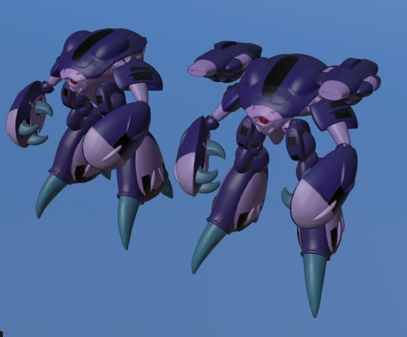 INVID SHOCKTROOPER- TROOPER ARTICULATE-ROBOTECH 3D model | CGTrader