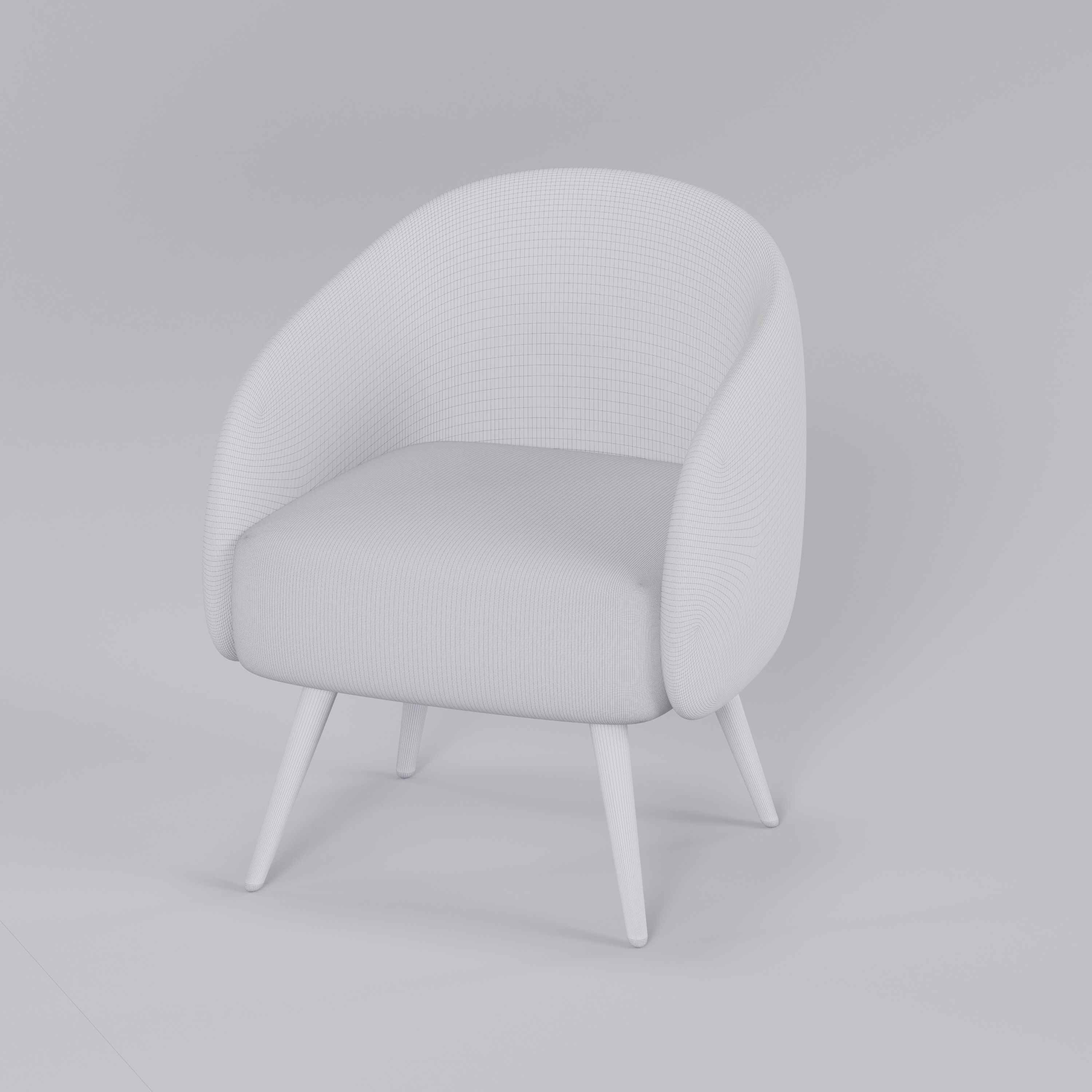 Modern Arm Chair free 3D model | CGTrader