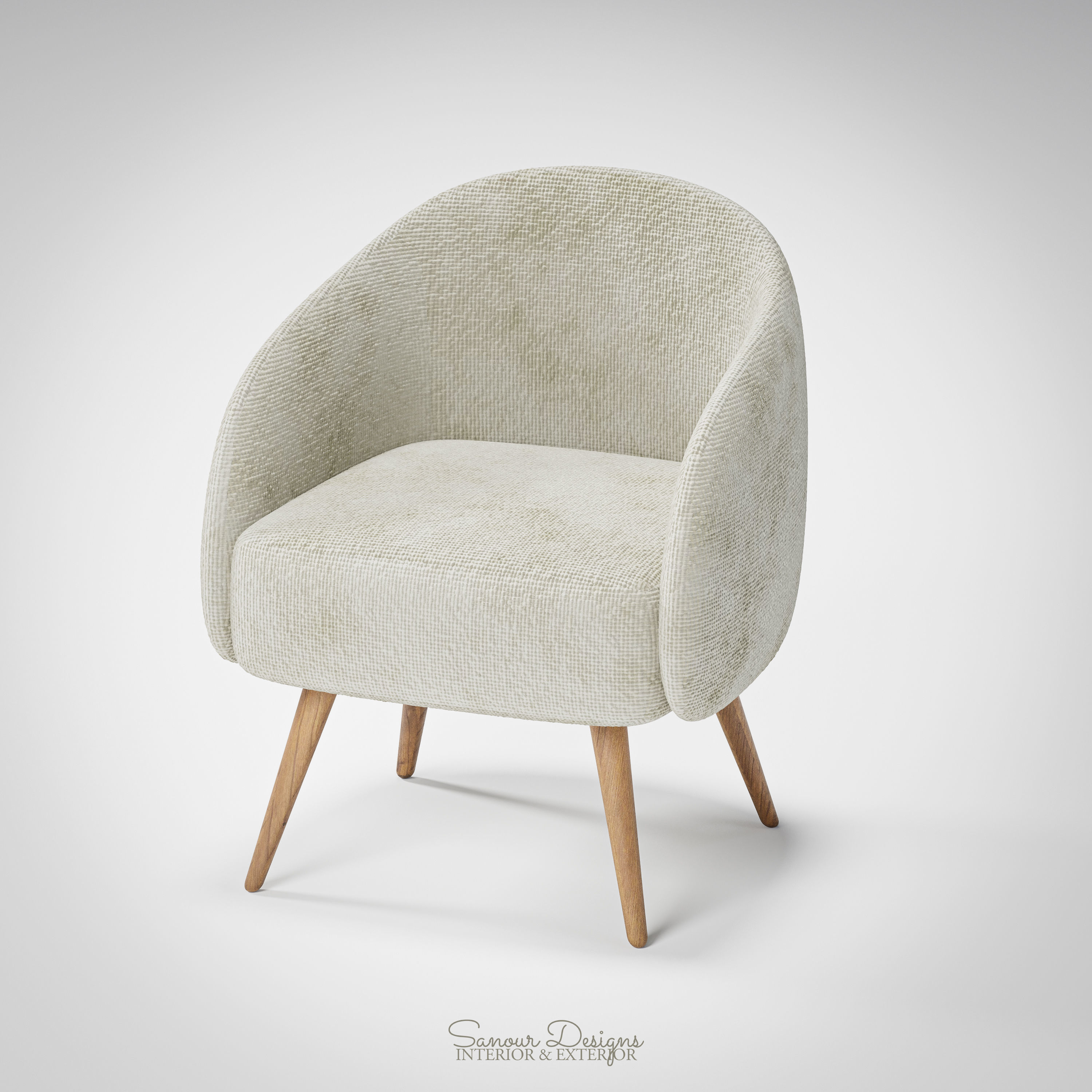 Modern Arm Chair free 3D model | CGTrader