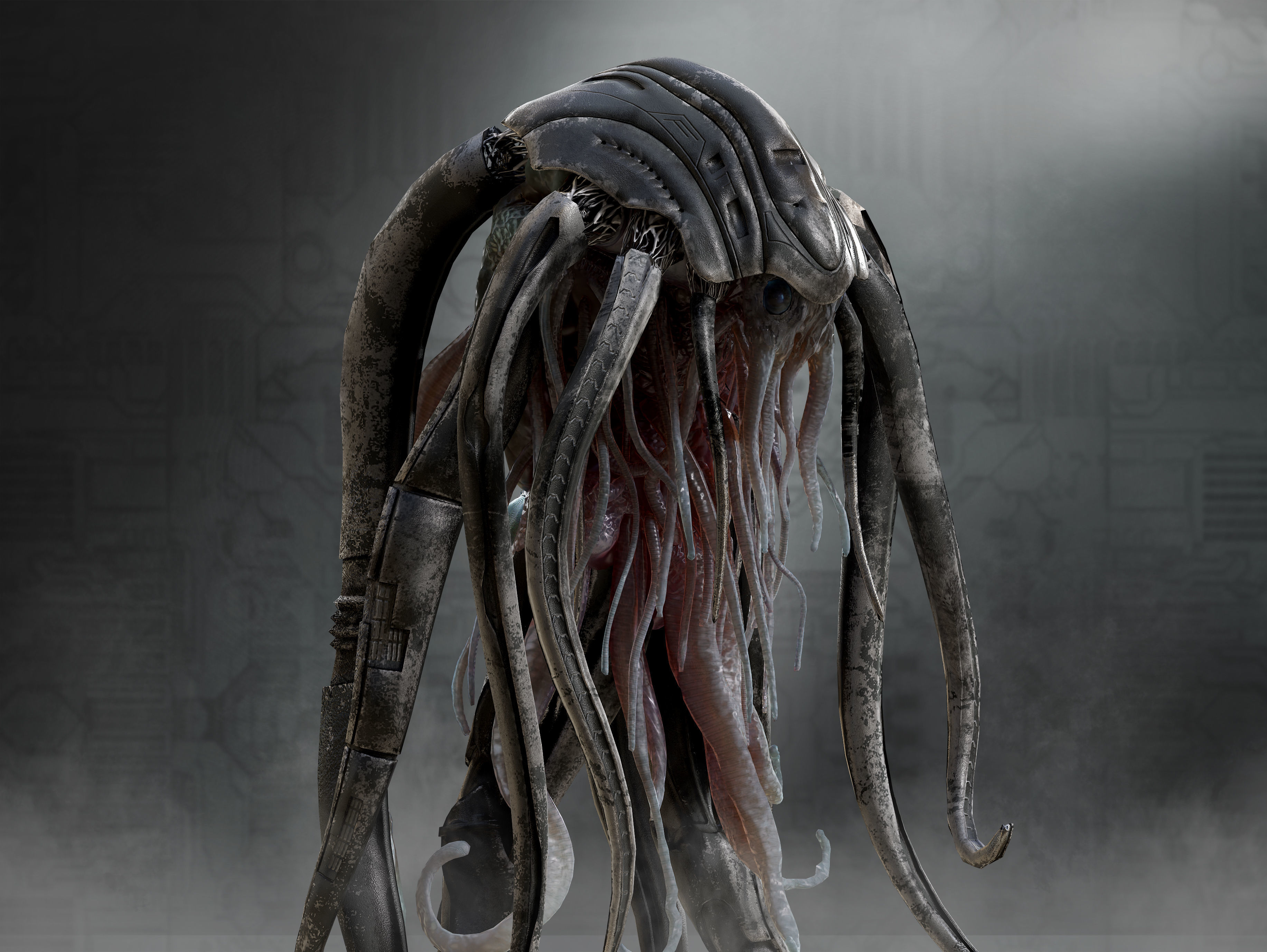 3D model Sci Fi Alien Octopus VR / AR / low-poly | CGTrader