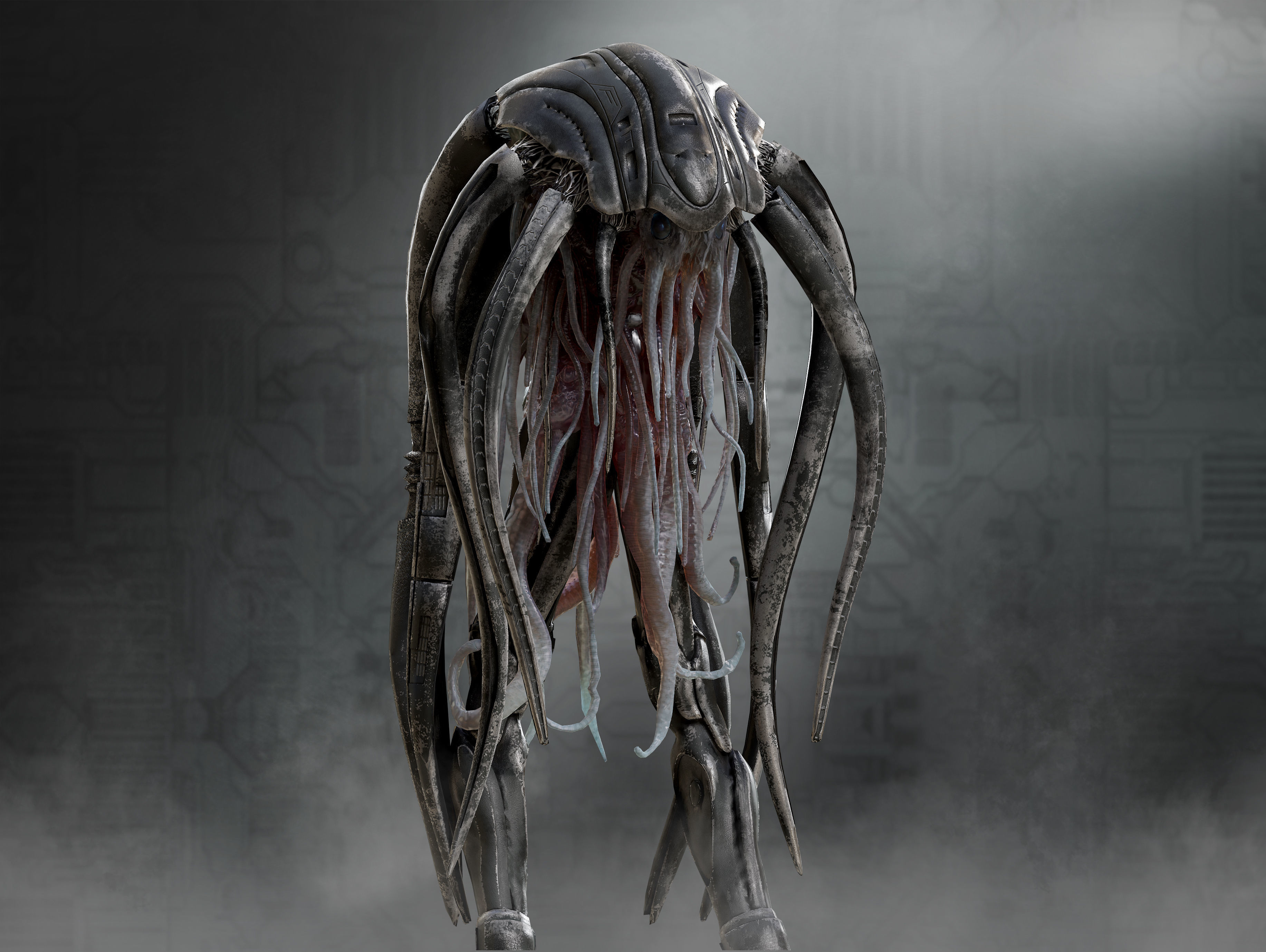 3D model Sci Fi Alien Octopus VR / AR / low-poly | CGTrader