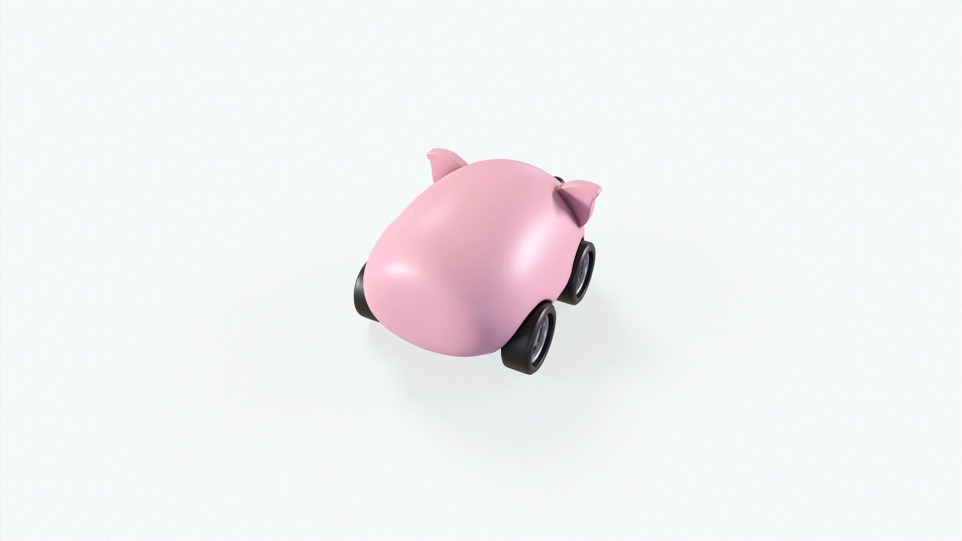 3D model Cartoon Pig Car Cute VR / AR / low-poly | CGTrader