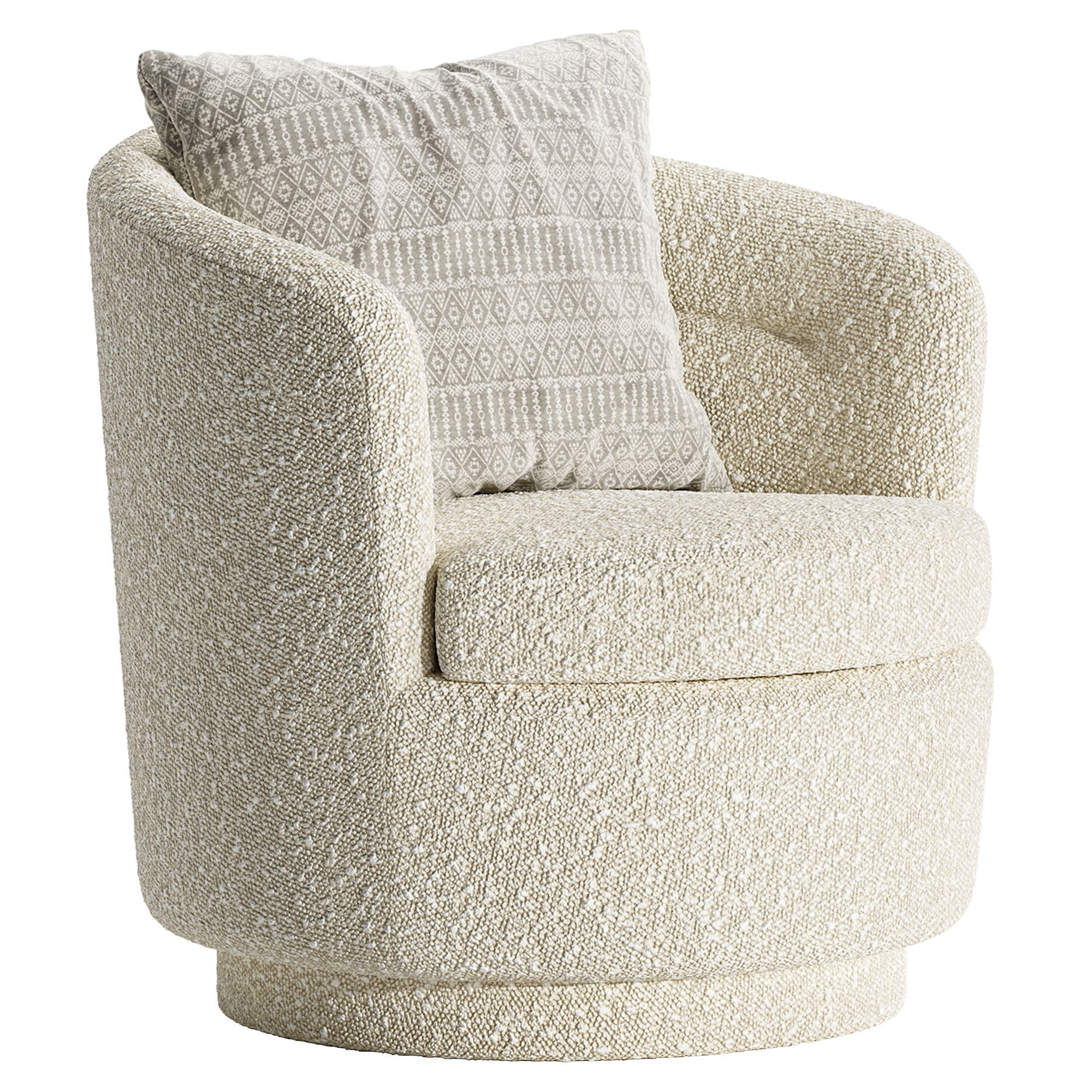 Viv Swivel Chair By westelm free 3D model | CGTrader