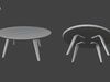 3D model Low Poly Tables Pack VR / AR / low-poly | CGTrader