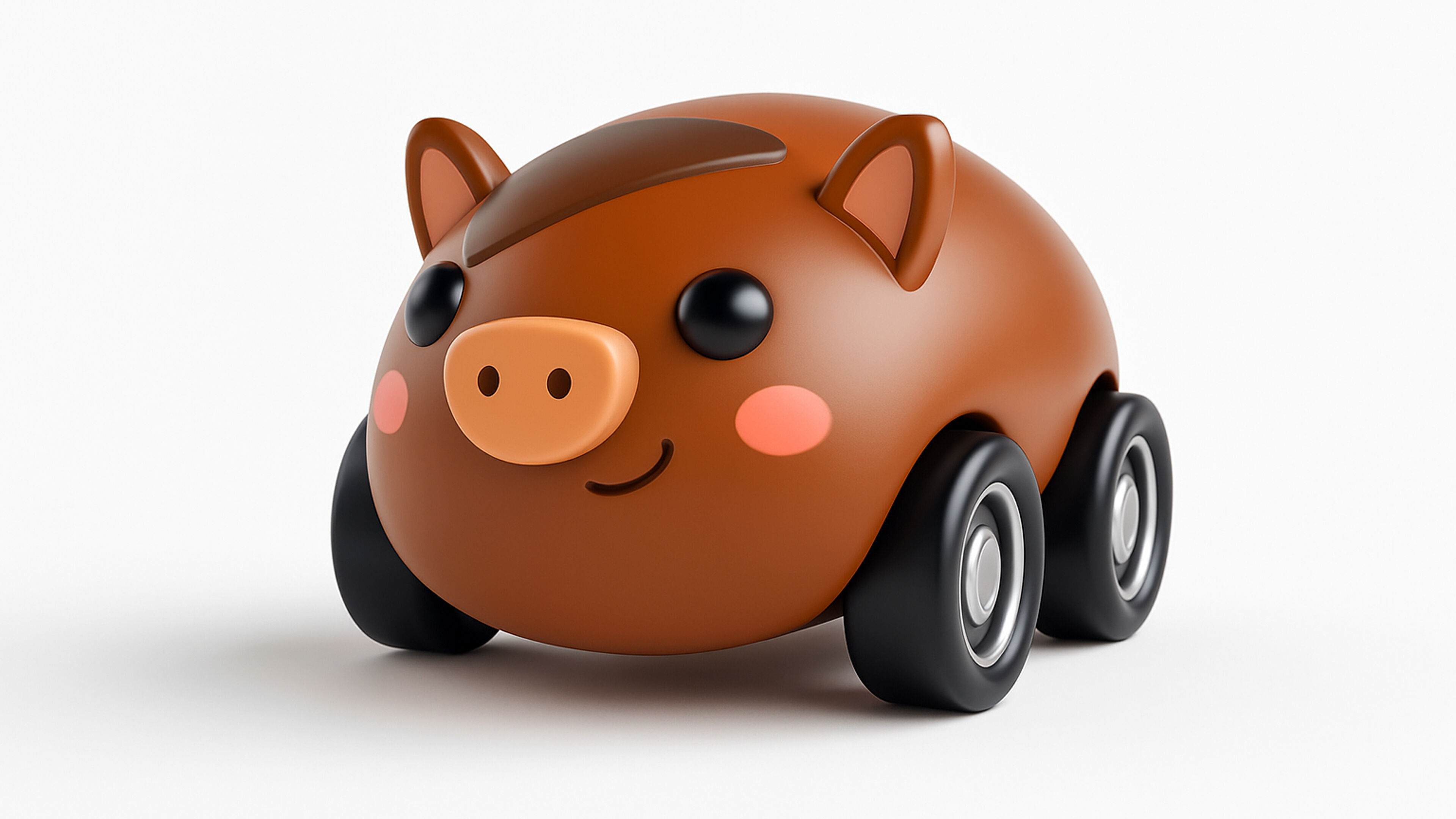 3D model Cartoon Animal Car Cute Pack 01 VR / AR / low-poly | CGTrader