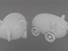3D model Cartoon Animal Car Cute Pack 01 VR / AR / low-poly | CGTrader