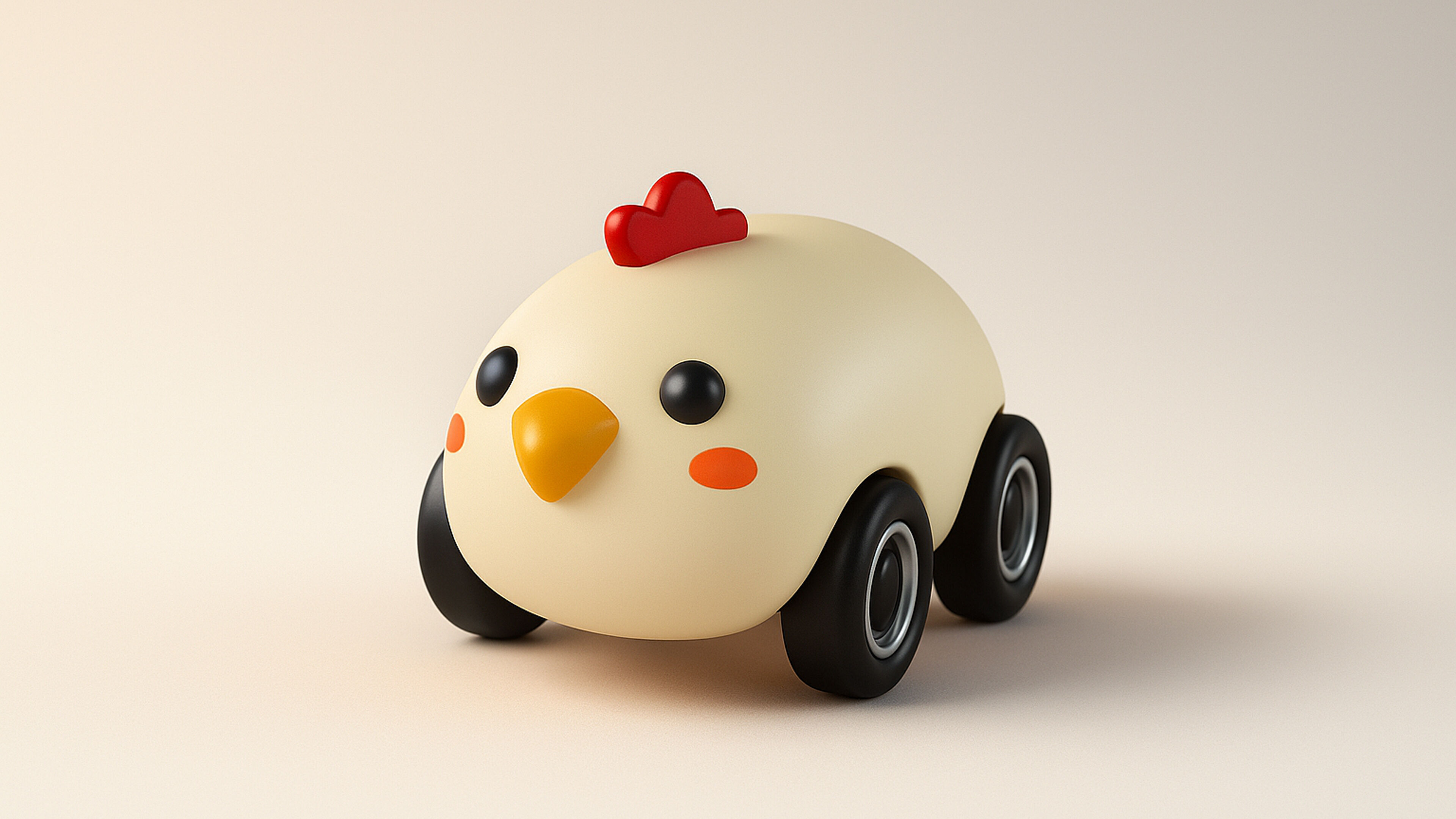 3D model Cartoon Animal Car Cute Pack 01 VR / AR / low-poly | CGTrader