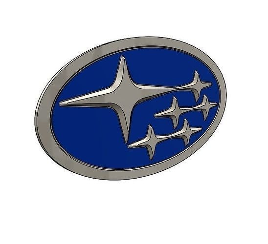 Subaru - Emblem 3D model 3D printable | CGTrader
