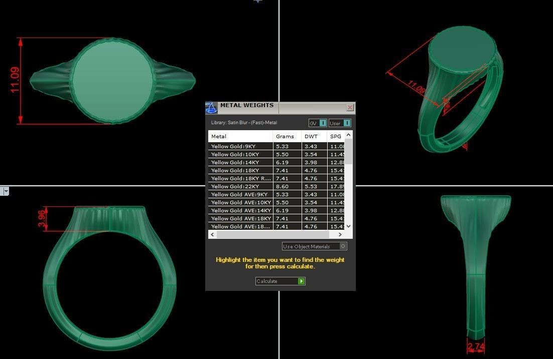 Man Ring Cad MR 212 3D model 3D printable | CGTrader