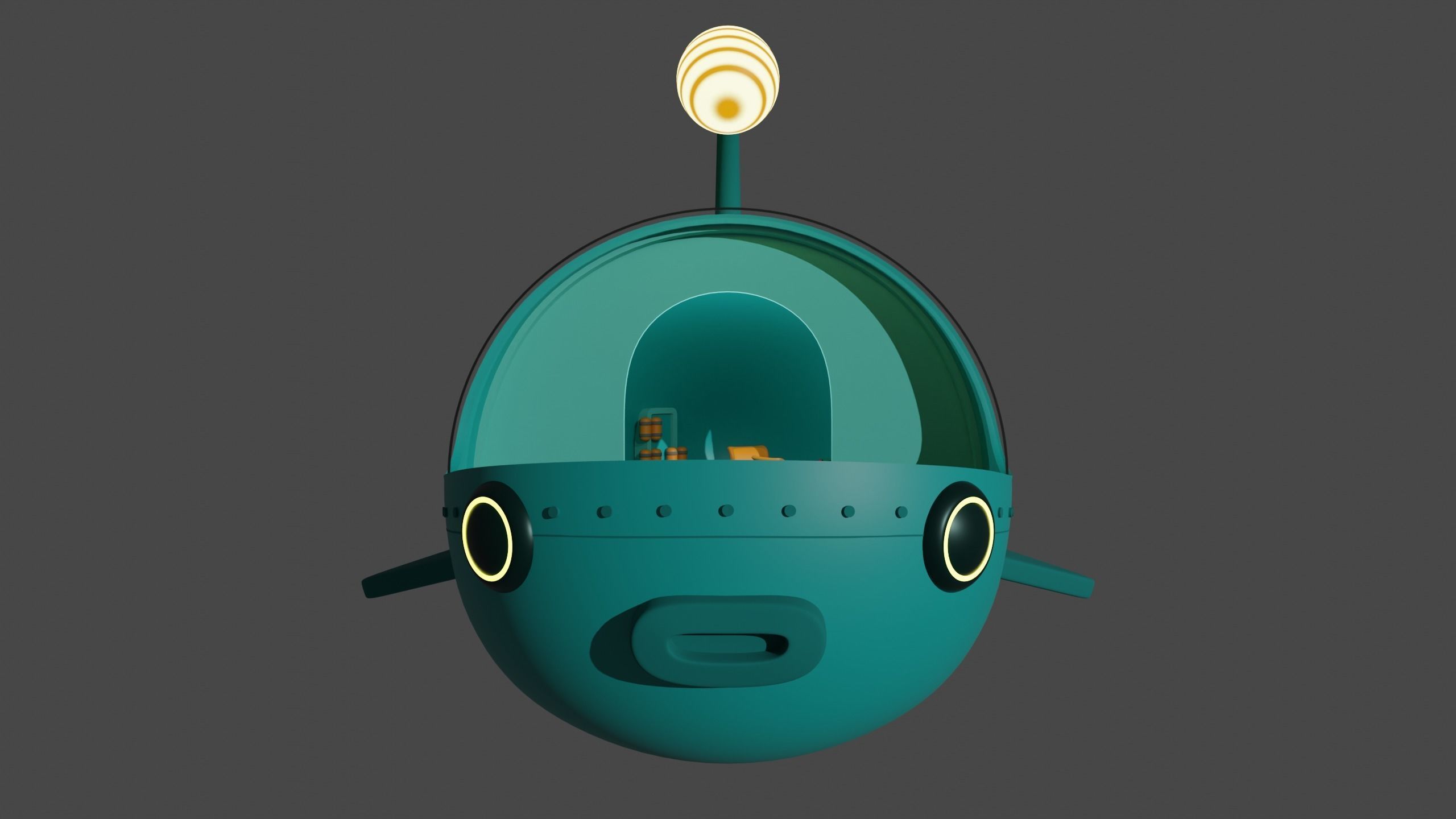 Gup - A Octonauts free 3D model rigged | CGTrader