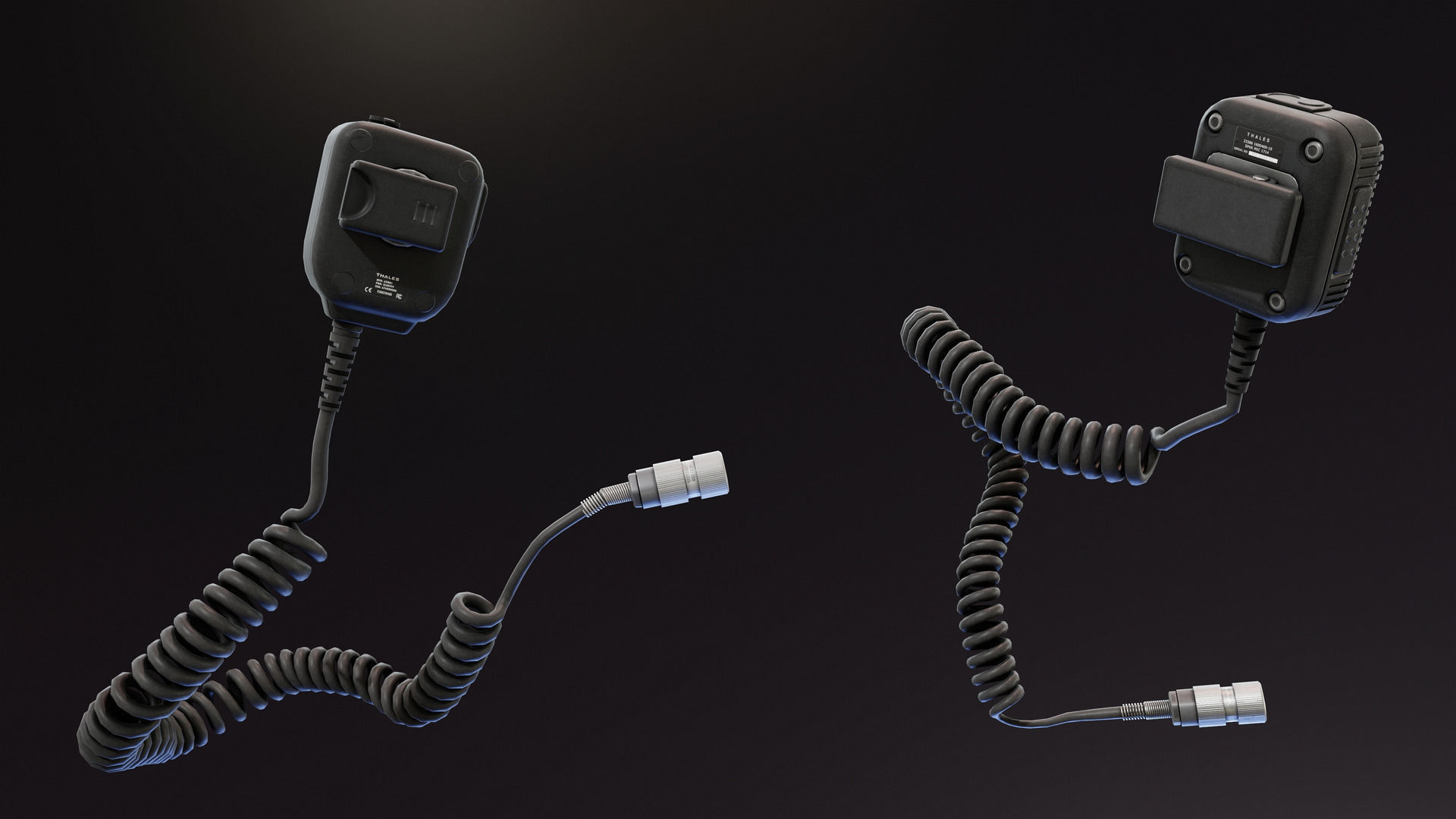 3D model Thales PTT Handheld Speakers VR / AR / low-poly | CGTrader