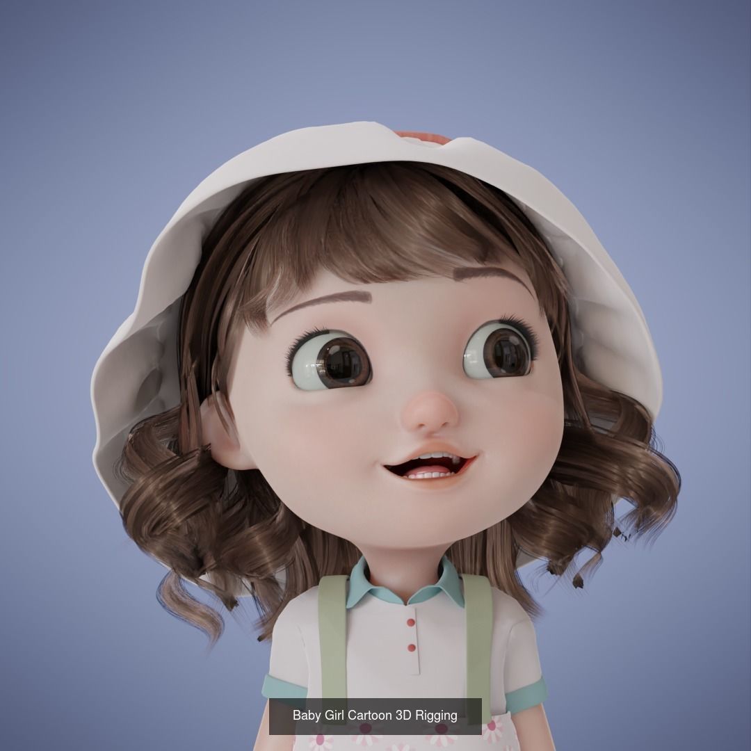 Kid Cartoon Collection 3D Rigging | CGTrader