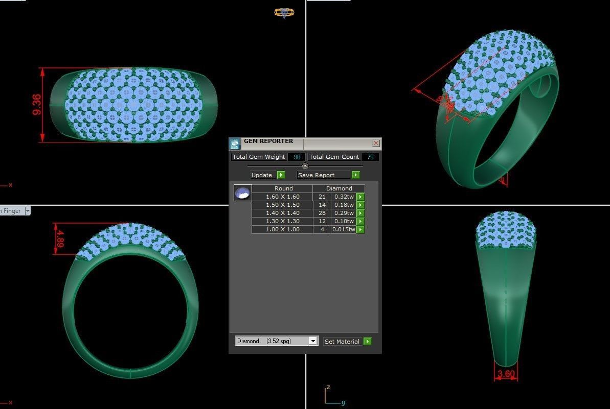 Man Ring Cad File MR 273 3D model 3D printable | CGTrader