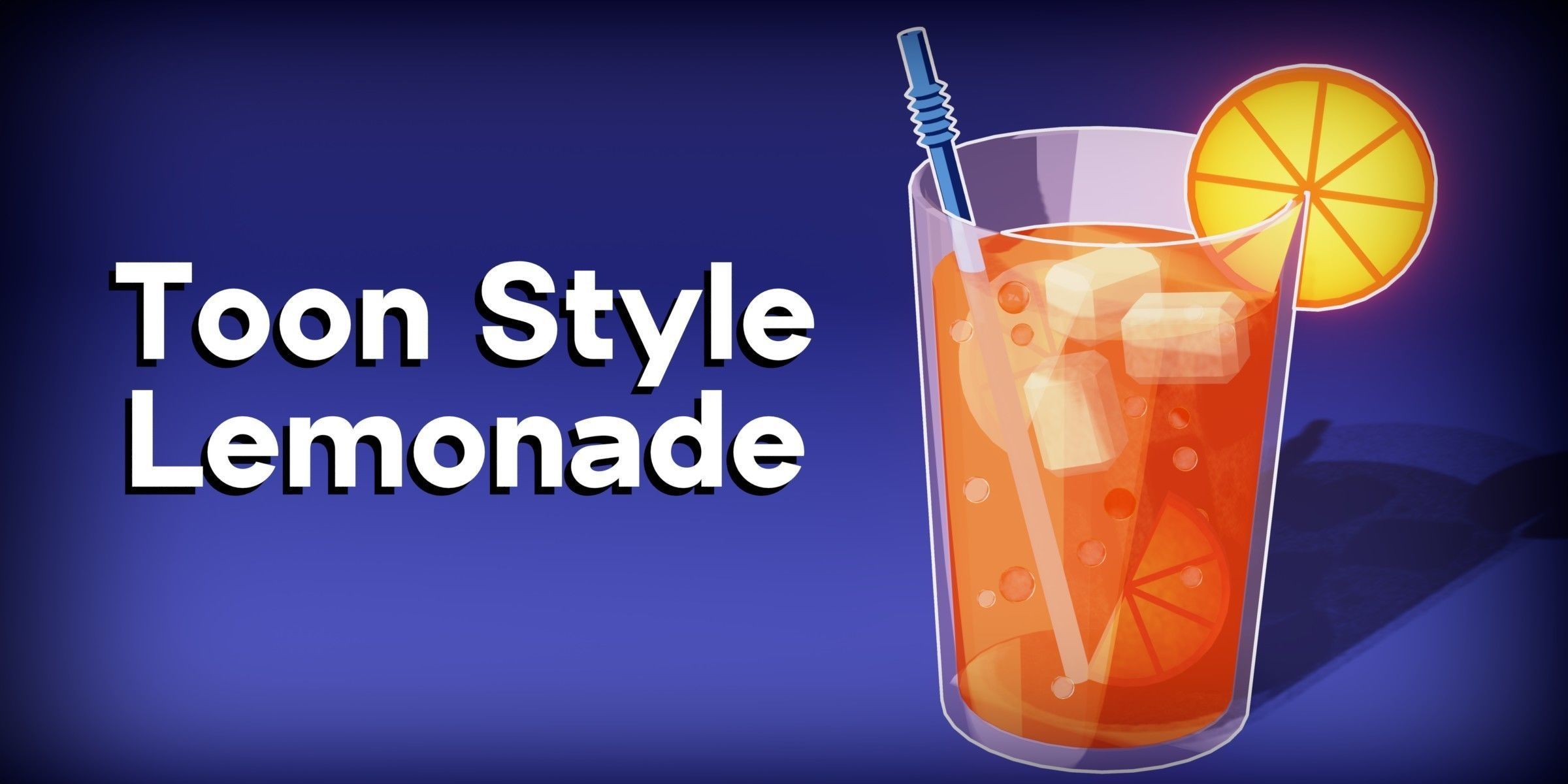 Toon Style Lemonade 3D model | CGTrader