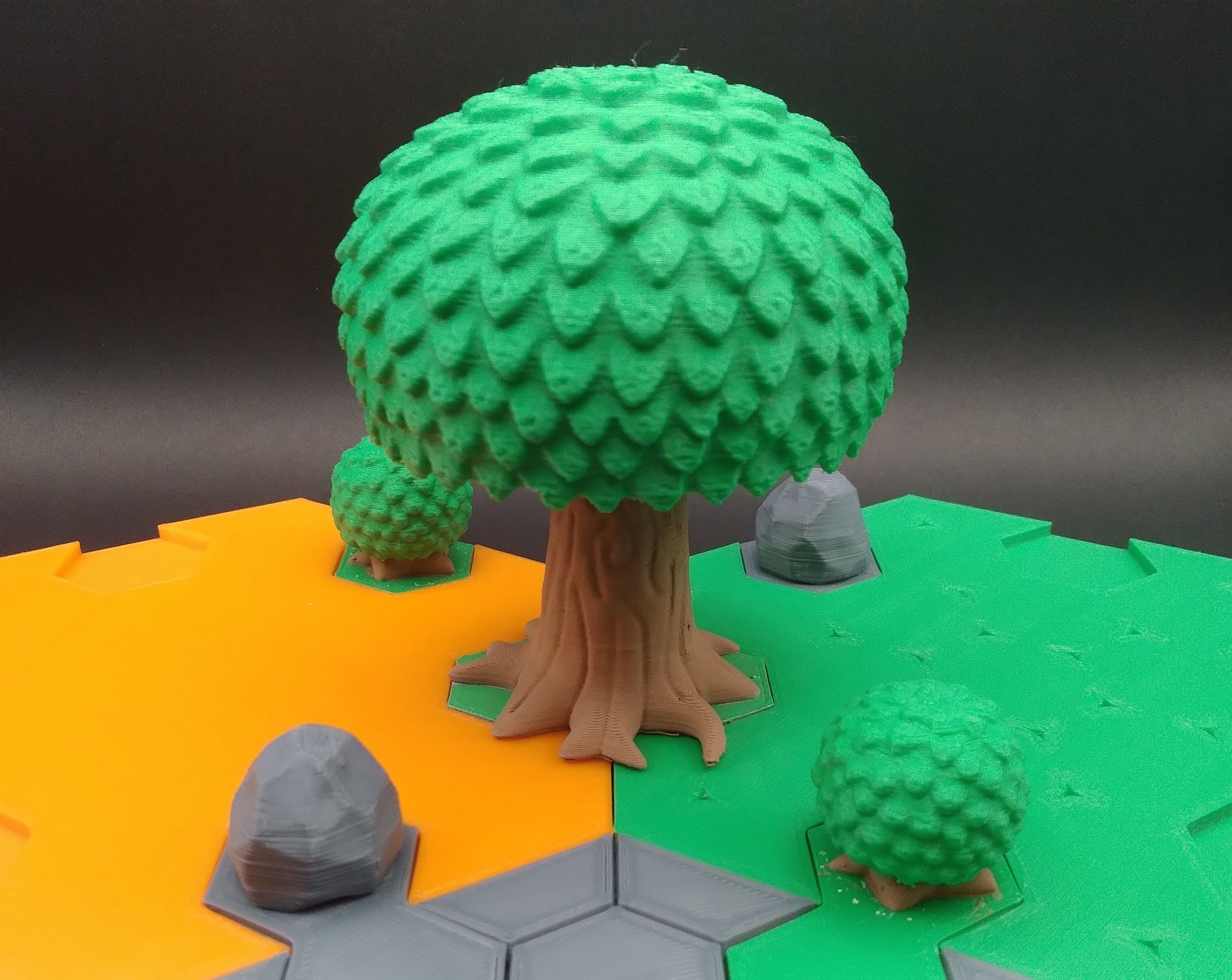 Hex Terrain Tiles free 3D model 3D printable | CGTrader