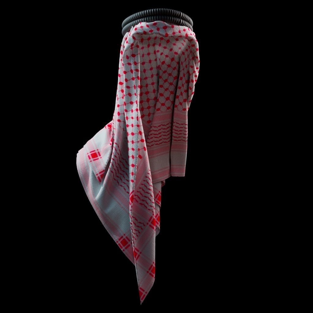 Saudi Arabian Shemagh Outfit Package 3D model | CGTrader