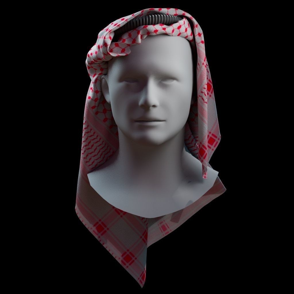 Saudi Arabian Shemagh Outfit Package 3D model | CGTrader