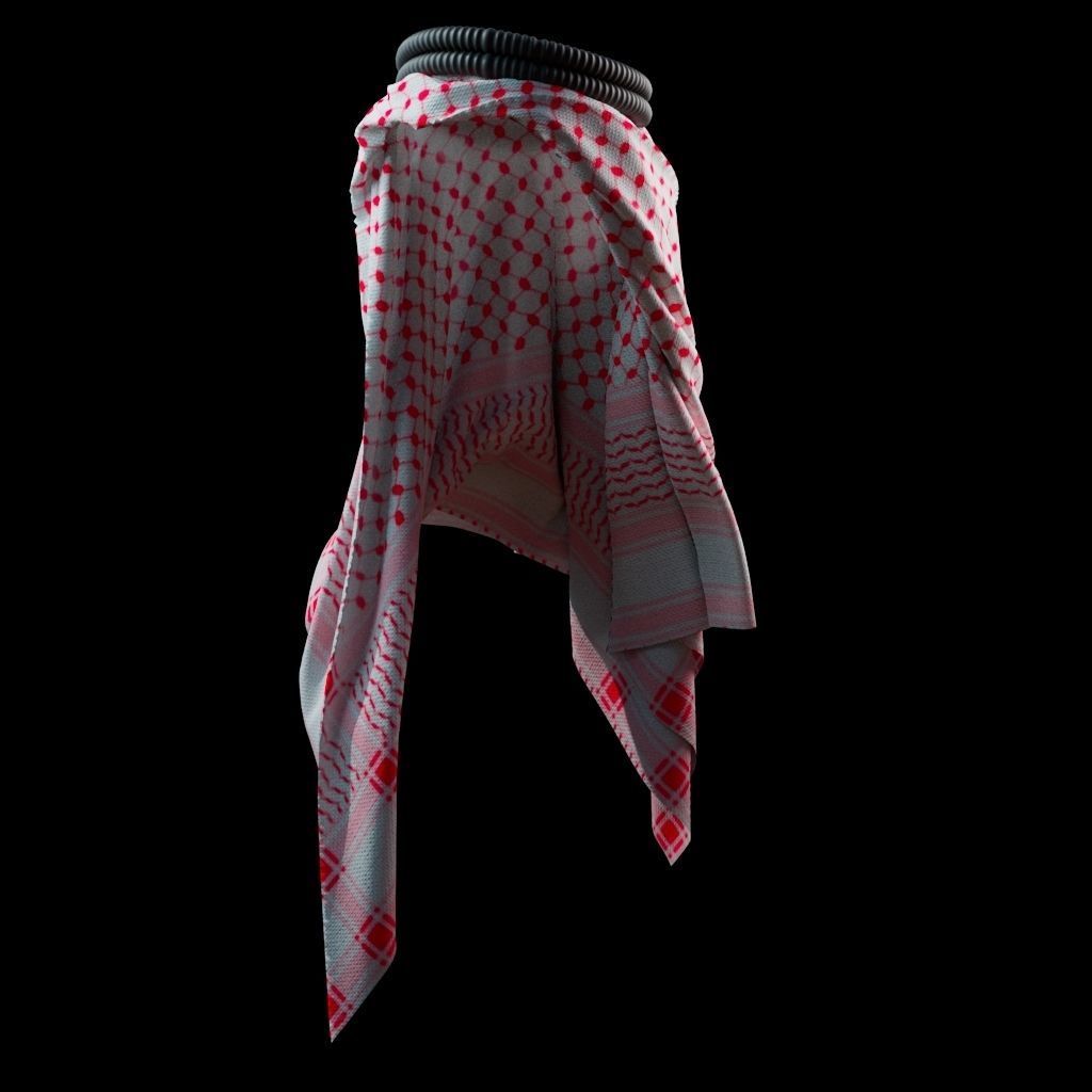 Saudi Arabian Shemagh Outfit Package 3D model | CGTrader