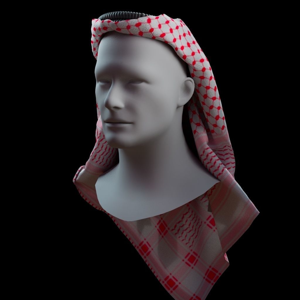 Saudi Arabian Shemagh Outfit Package 3D model | CGTrader