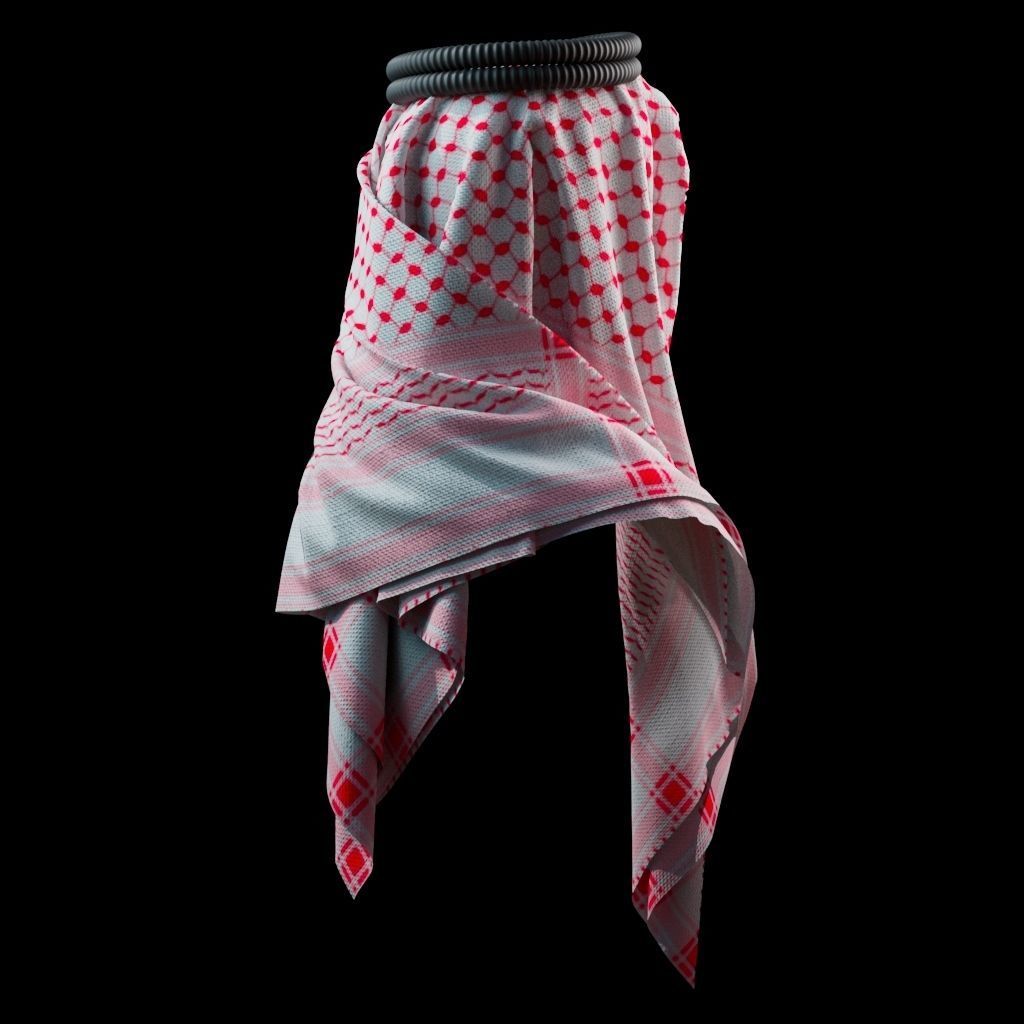 Saudi Arabian Shemagh Outfit Package 3D model | CGTrader