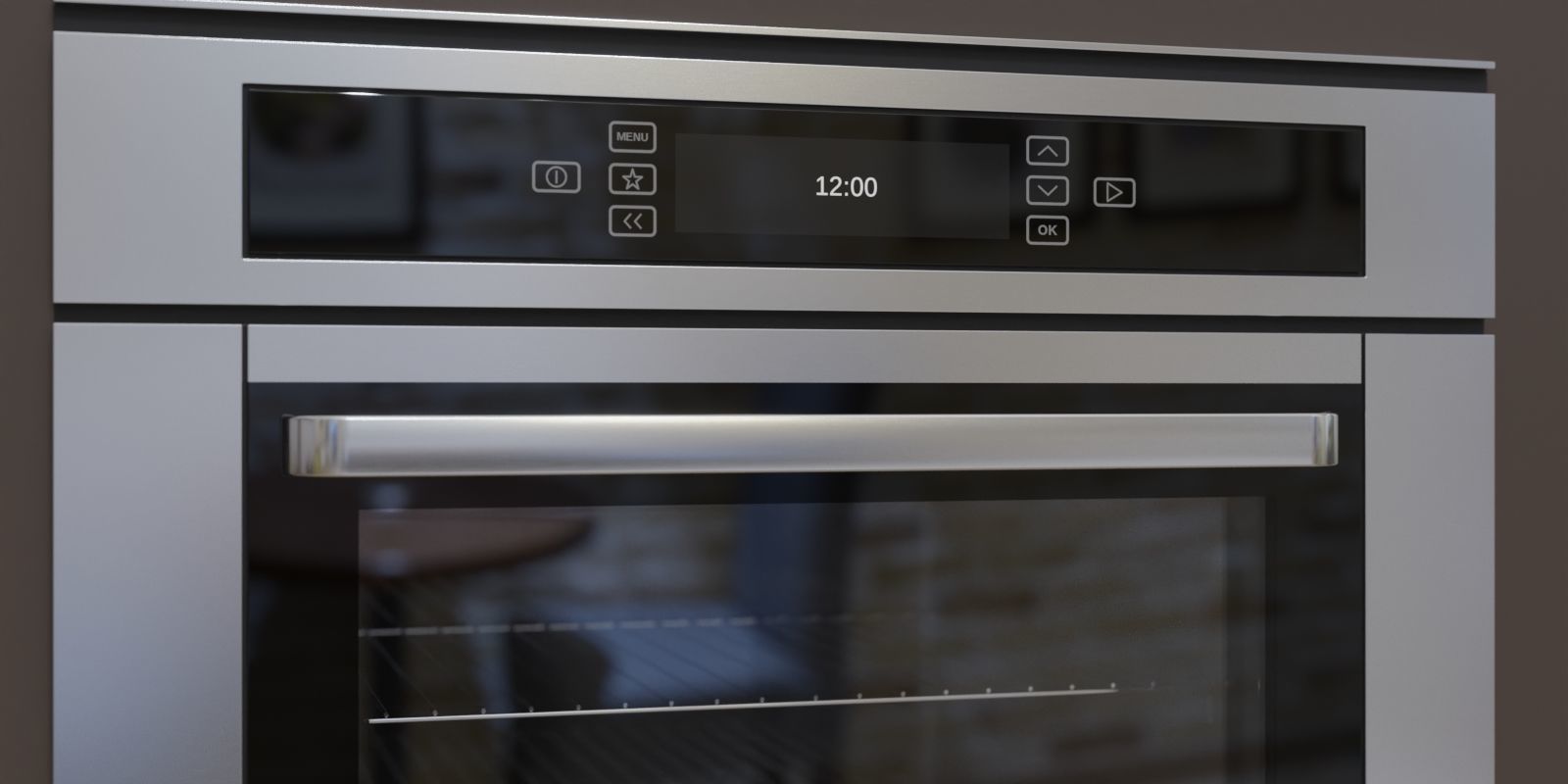 Eletric Oven inside model Brastemp free 3D model | CGTrader
