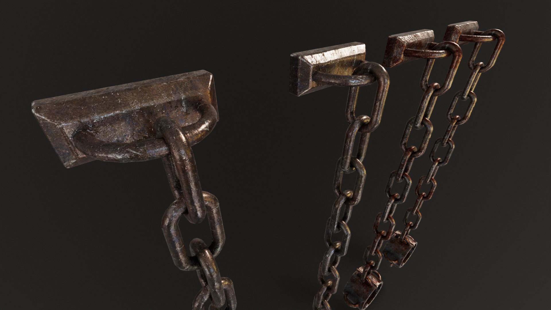 3D model Medieval Spiked Cuff Shackles VR / AR / low-poly | CGTrader