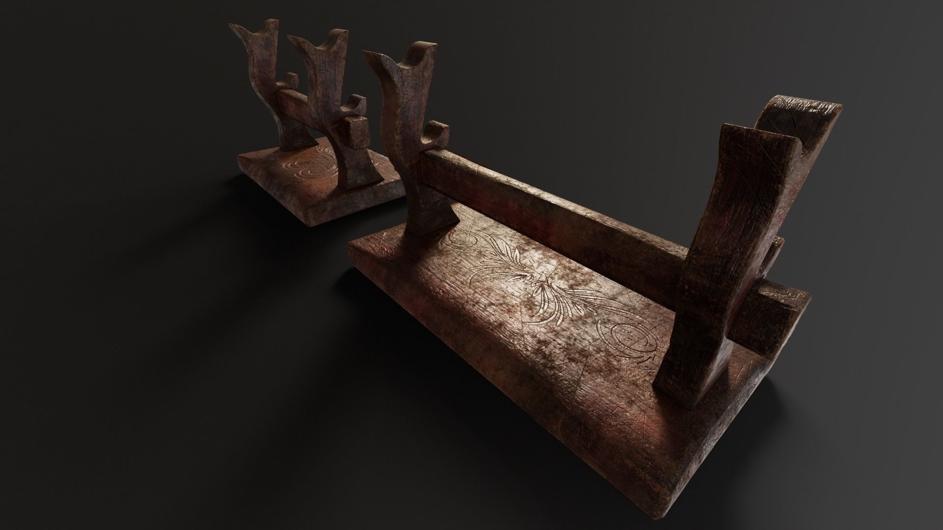 3D model Katana Tanto Stand VR / AR / low-poly | CGTrader