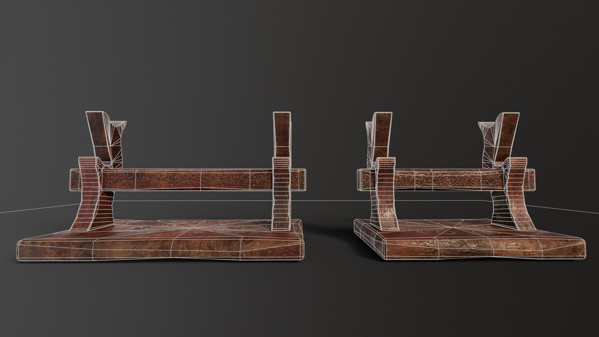 3D model Katana Tanto Stand VR / AR / low-poly | CGTrader