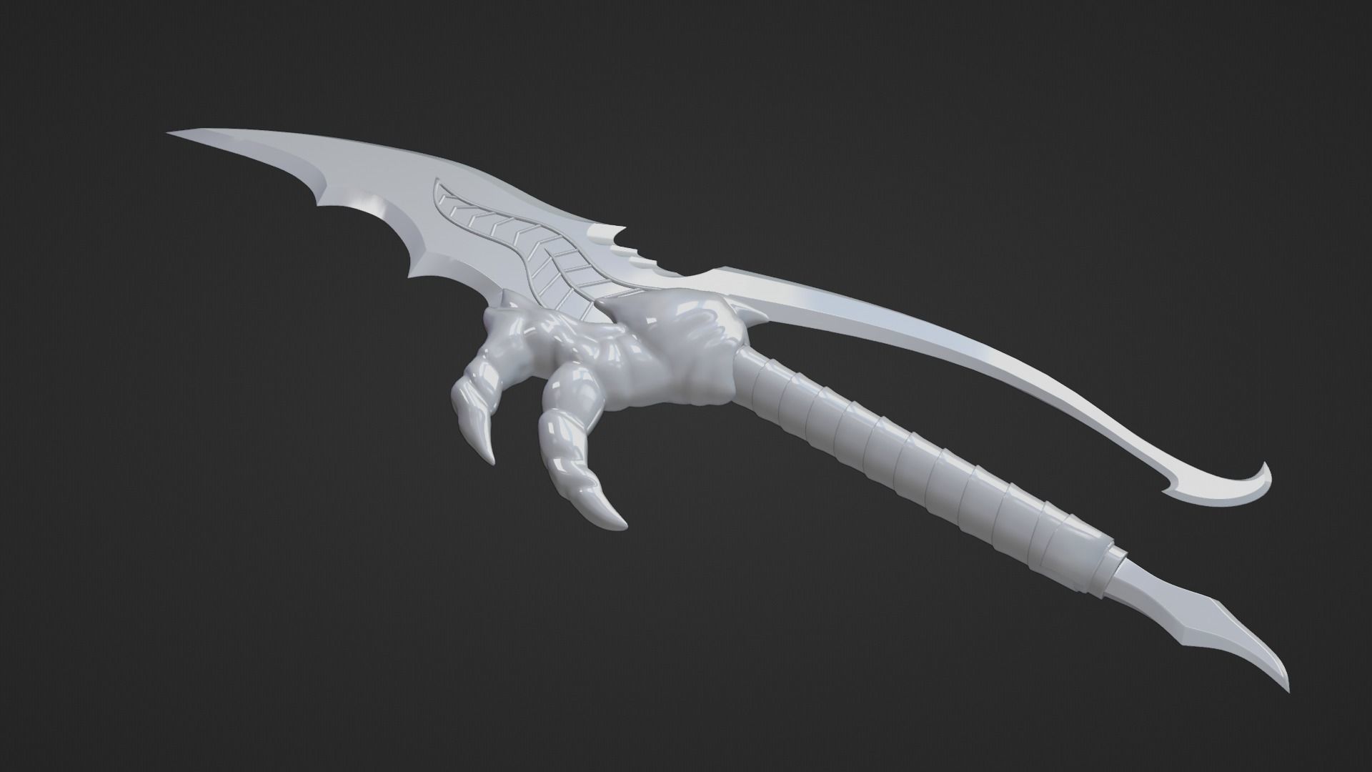 3D model Solo Leveling Dagger Kasaka Venom Fang VR / AR / low-poly ...