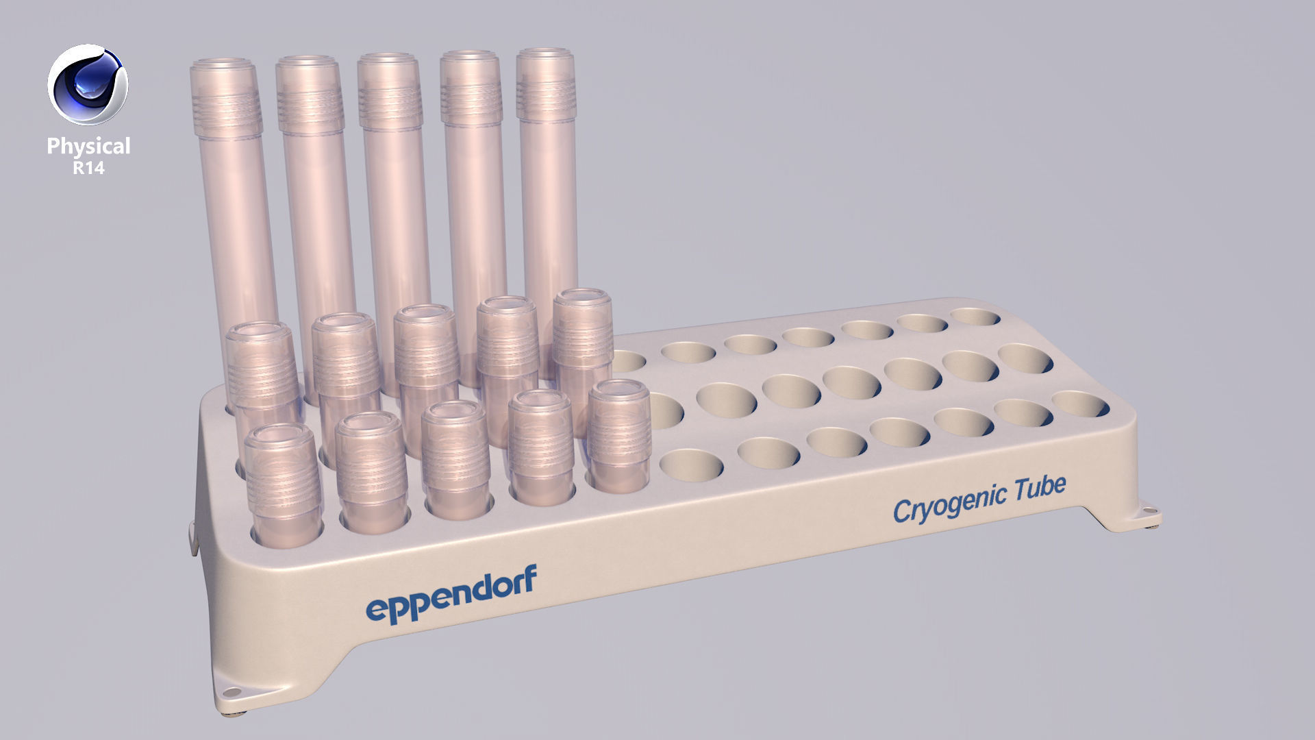 3D model Eppendorf tube rack Cryogenic VR / AR / low-poly | CGTrader