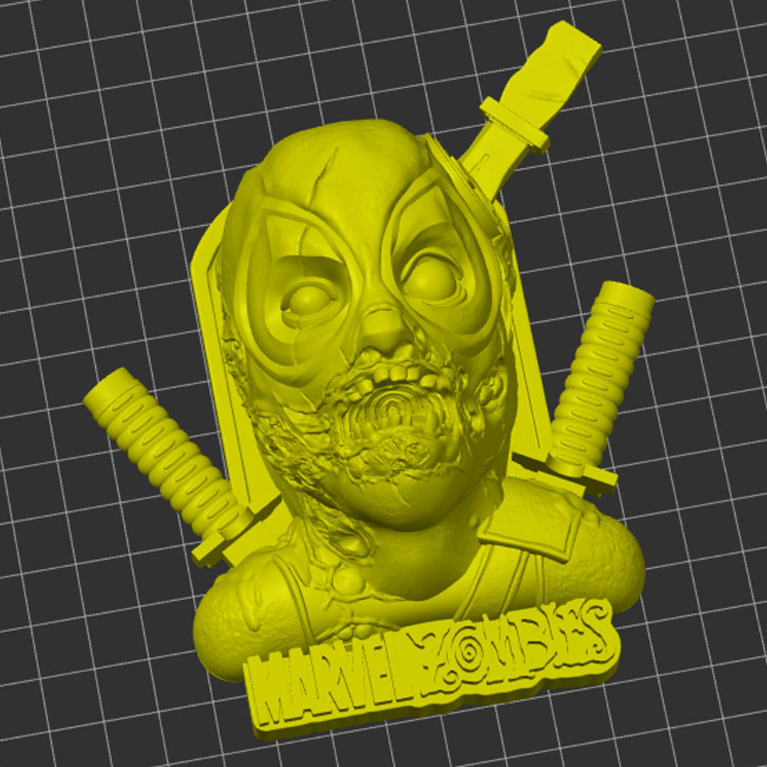 Marvel Zombies Deadpool 3D model | CGTrader