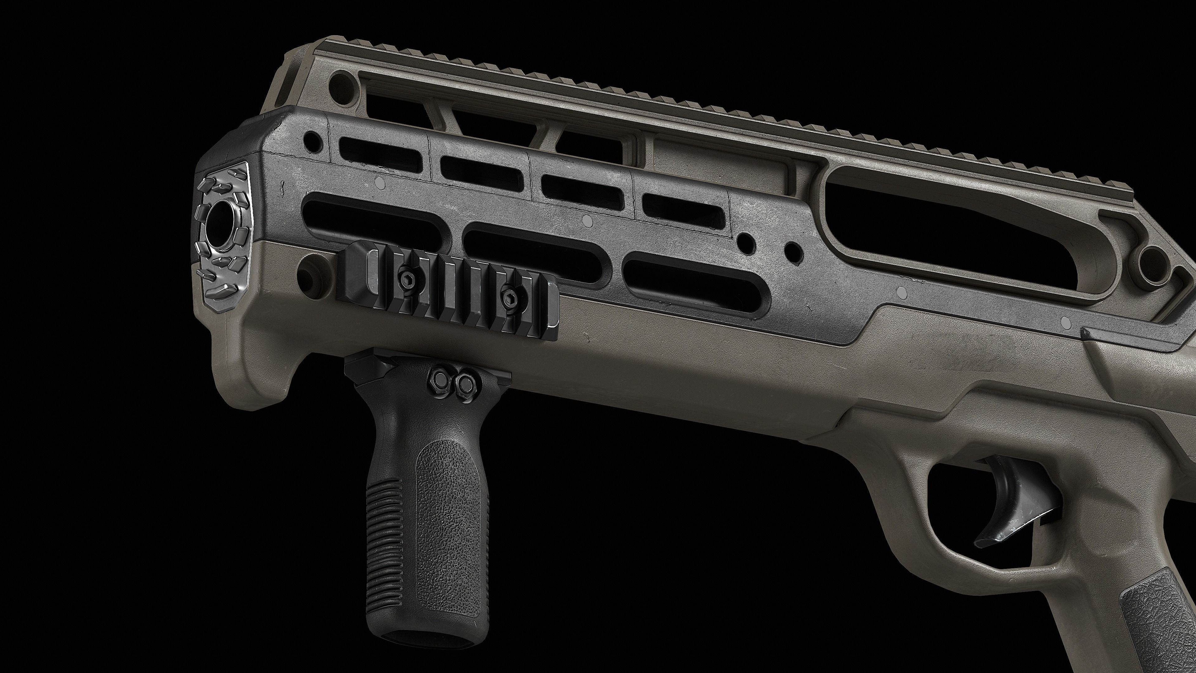 3D model D12 Shotgun VR / AR / low-poly | CGTrader