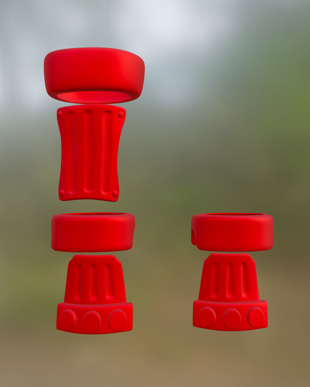 Street Fighter 6 Cammy Gauntlets STL file for 3D print 3D model 3D ...
