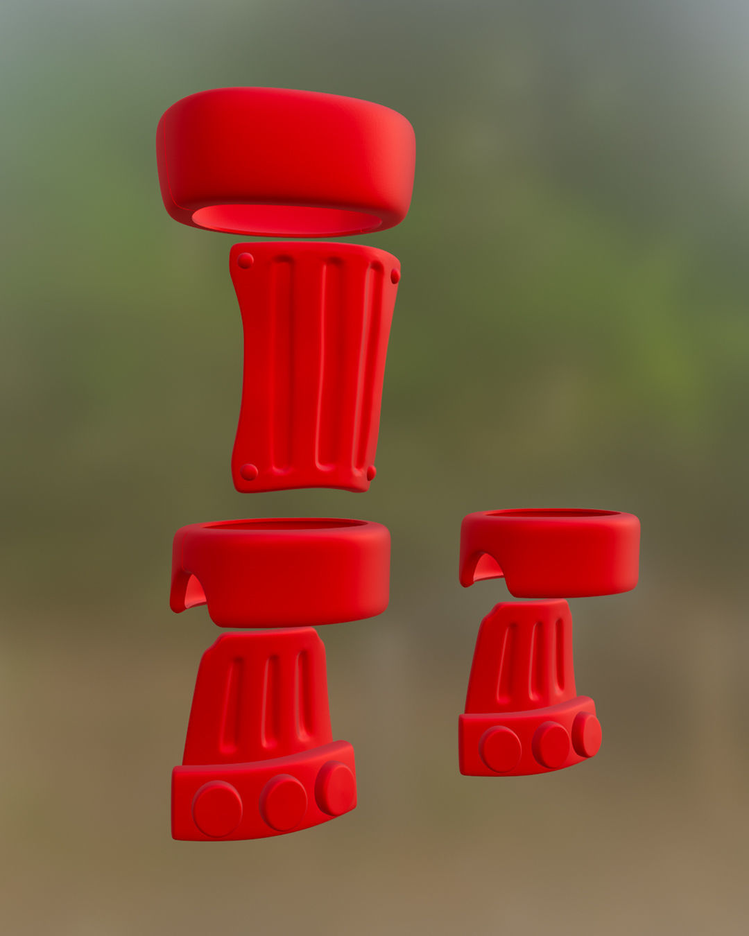 Street Fighter 6 Cammy Gauntlets STL file for 3D print 3D model 3D ...